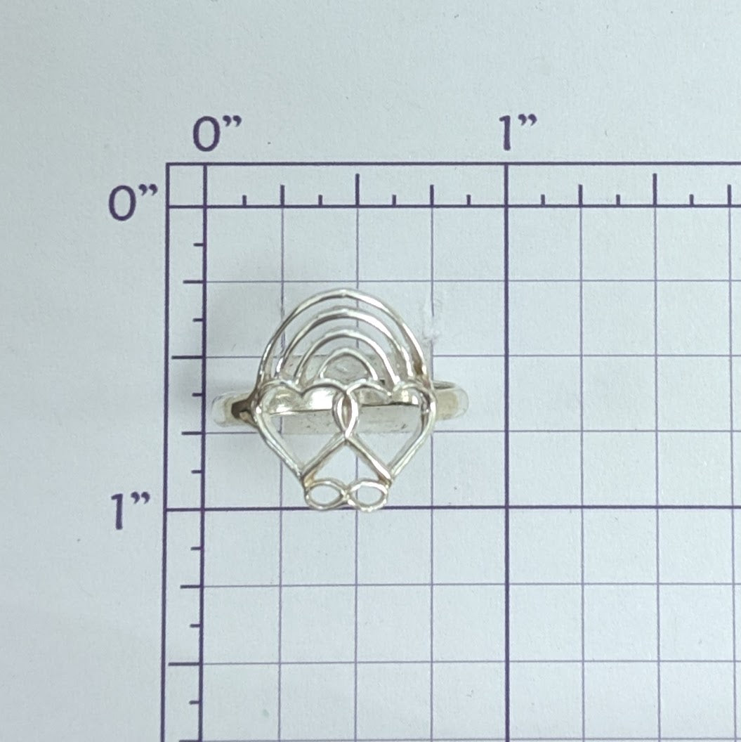Rainbow Bridge Ring £ – The Llama and Alpaca Jewelry Store